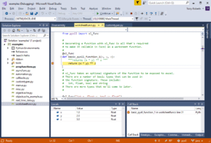 Debug Your Python Excel Add-In - PyXLL